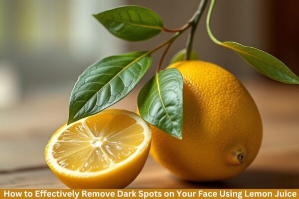 How to Effectively Remove Dark Spots on Your Face Using Lemon Juice - Busines Control